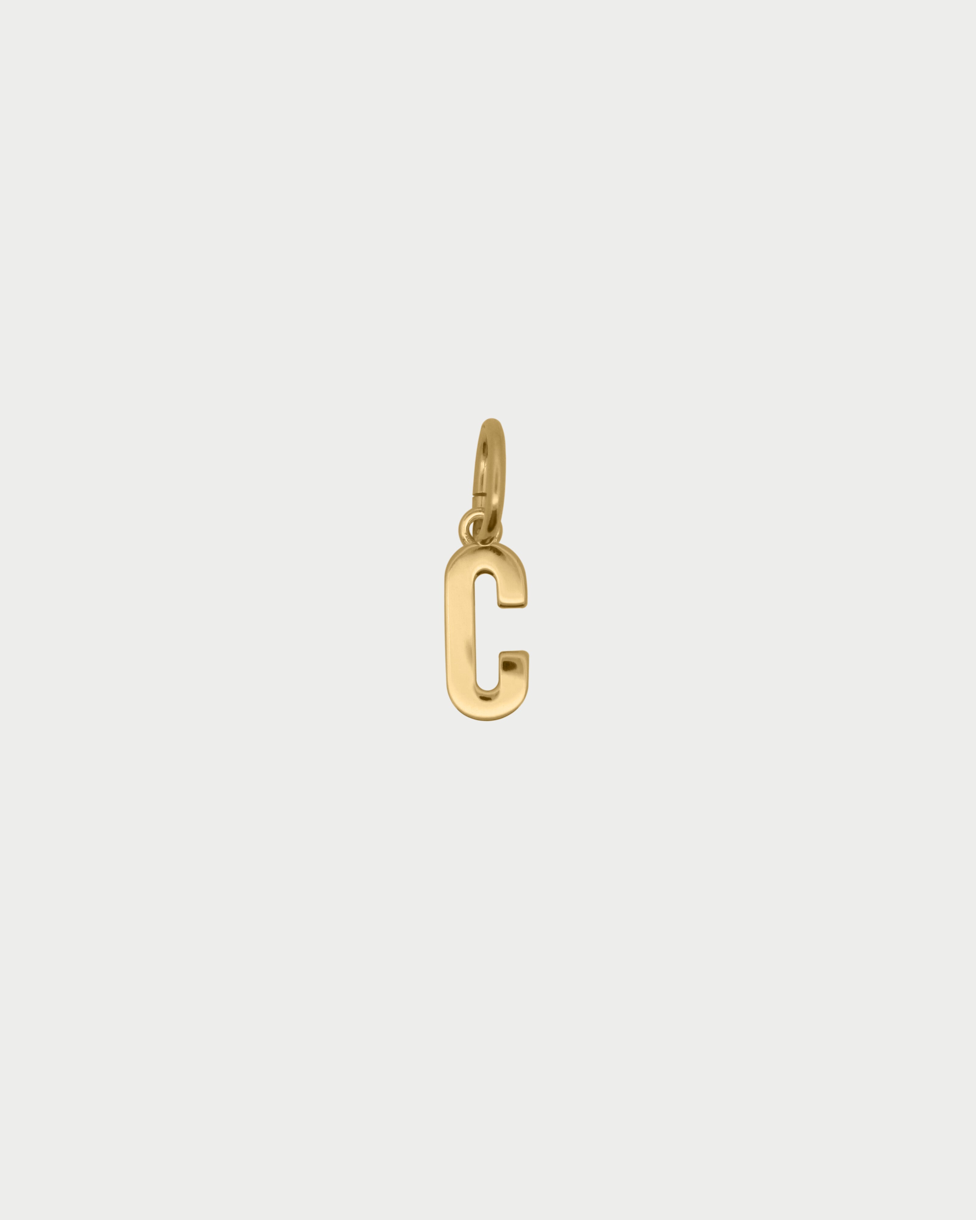 925 Silver Letter C Charm – Customizable | Rue des Mille