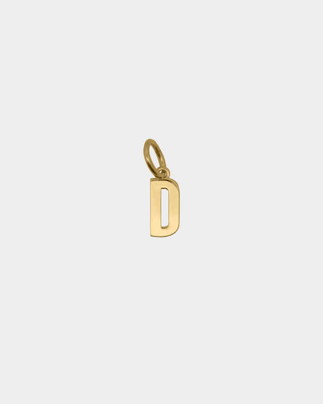 Charm Letter D in 925 silver - Personalisable | Rue des Mille