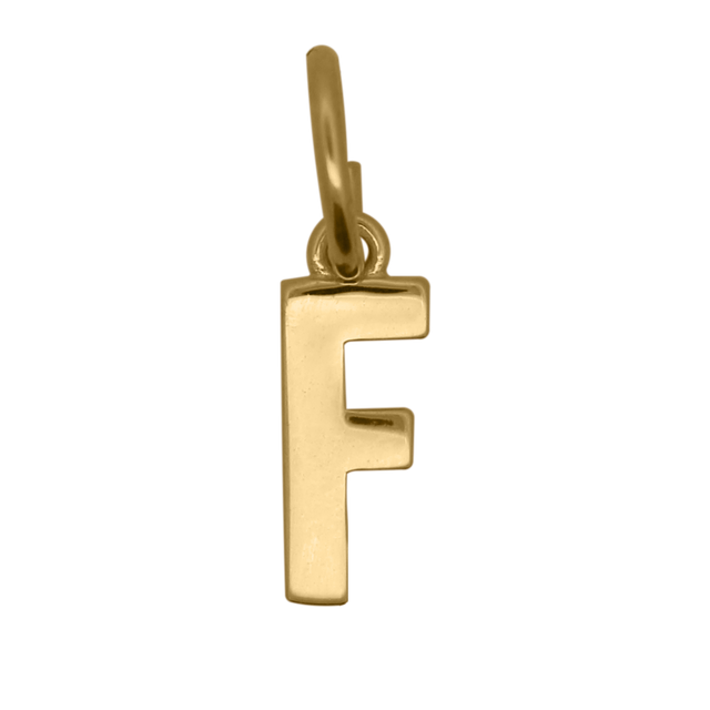 Charm Letter F in 925 silver - Personalisable | Rue des Mille